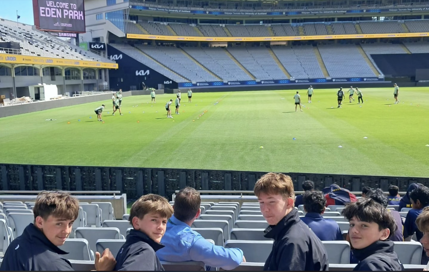 OHS Junior Cricketers Inspired by Black Caps Encounter - Onehunga High S